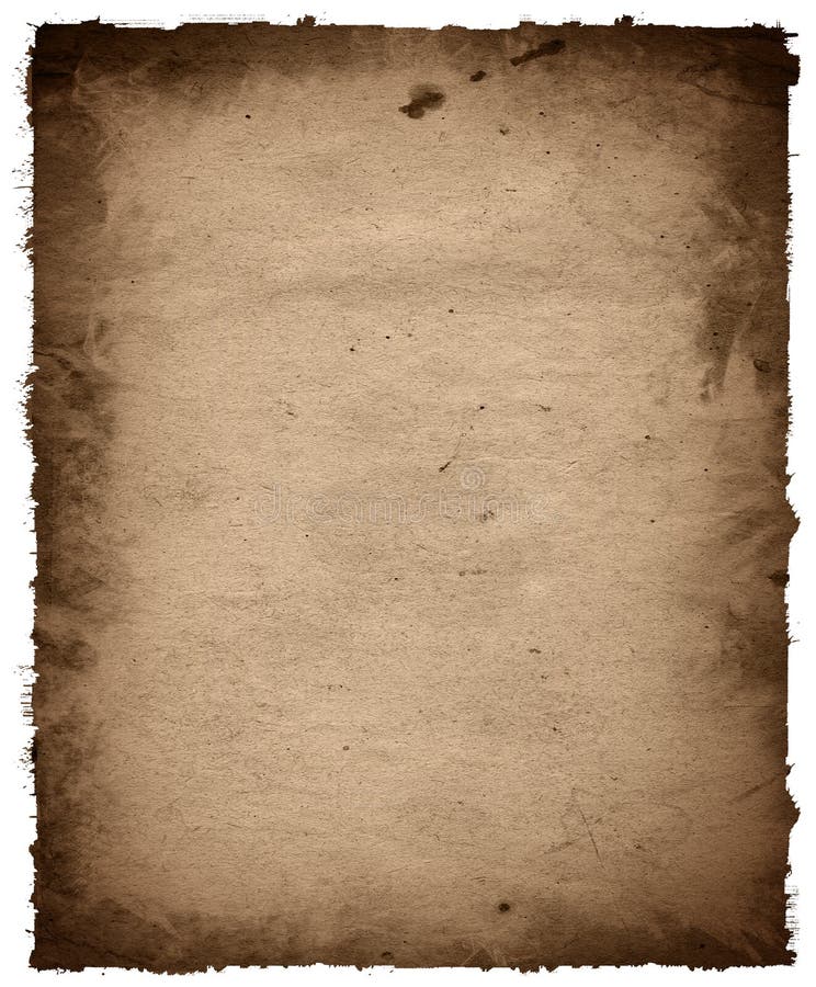 Old dirty page stock photo. Image of retro, oldish, damaged - 2666630