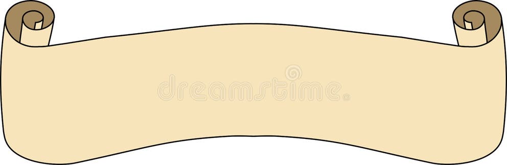 Old Paper Title scroll stock vector. Illustration of style - 195026979