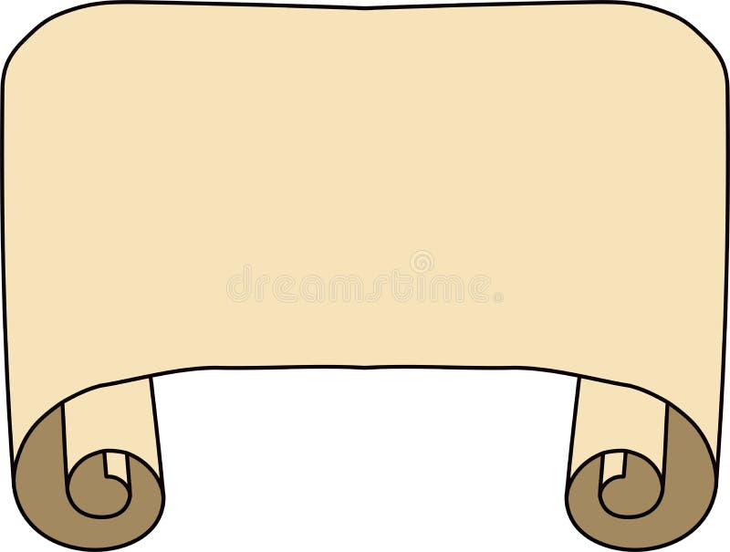 Old Paper Title scroll stock vector. Illustration of ancient - 195026980