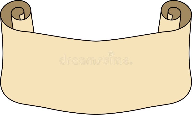 Old Paper Title scroll stock vector. Illustration of elegant - 195026986