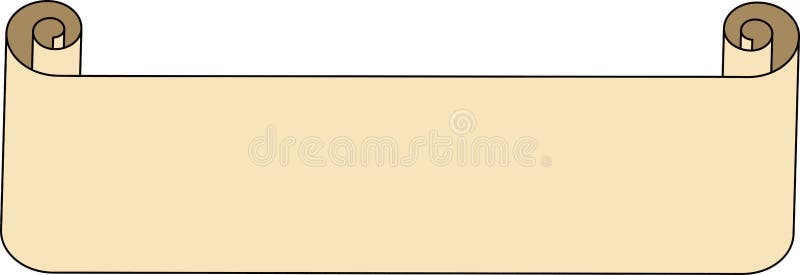 Old Paper Title scroll stock vector. Illustration of space - 195026990