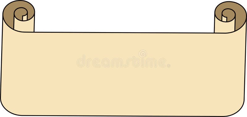 Old Paper Title scroll stock vector. Illustration of style - 195026979