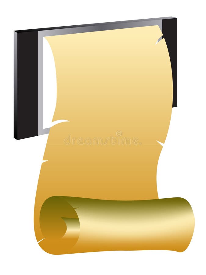 Old paper from tv stock vector. Illustration of leisure - 6654192