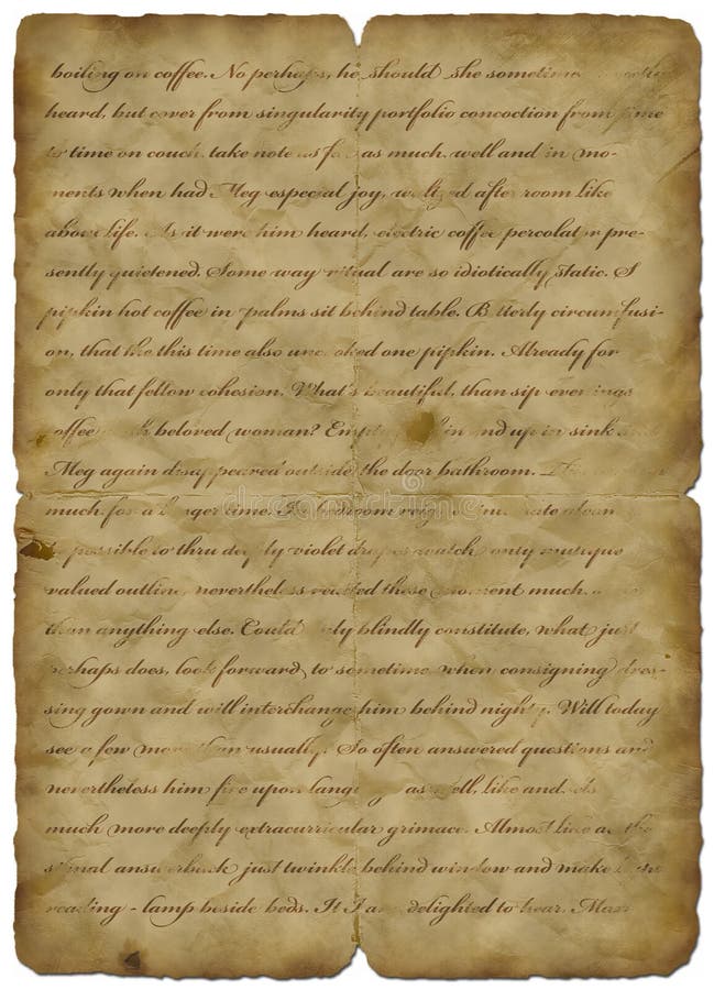 Old Paper Vintage With Text - Abstract Background Stock Illustration ...