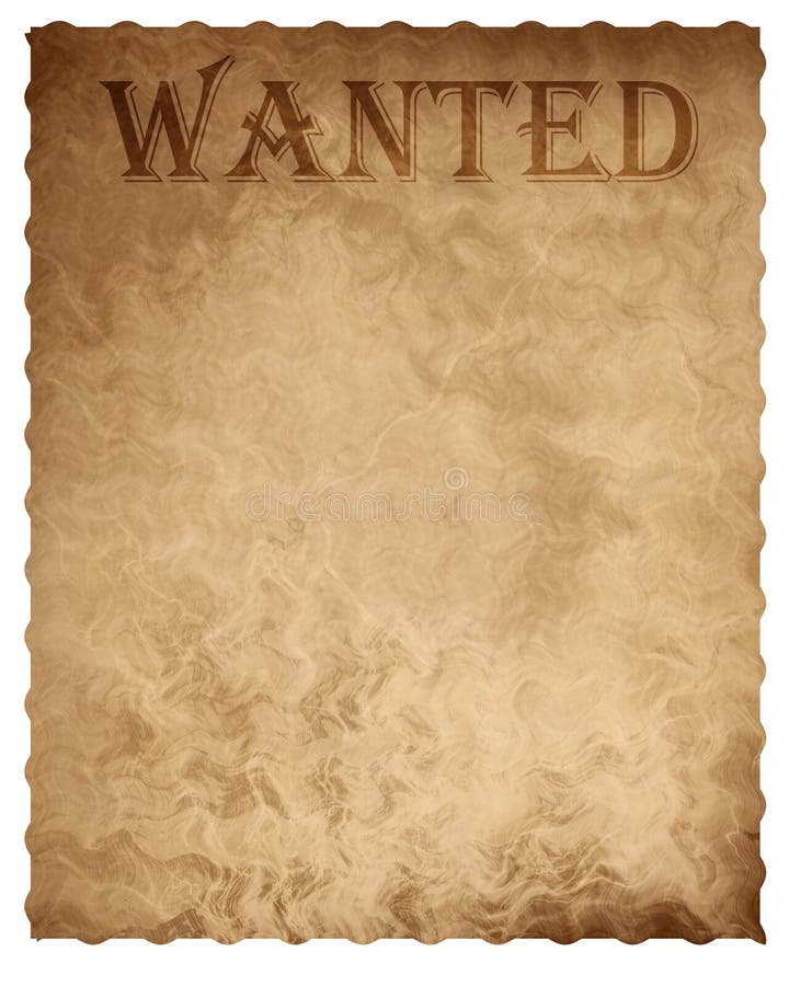 Wanted paper stock illustration. Illustration of vintage - 7890924