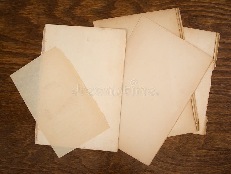Old folder with papers stock image. Image of documents - 20035033