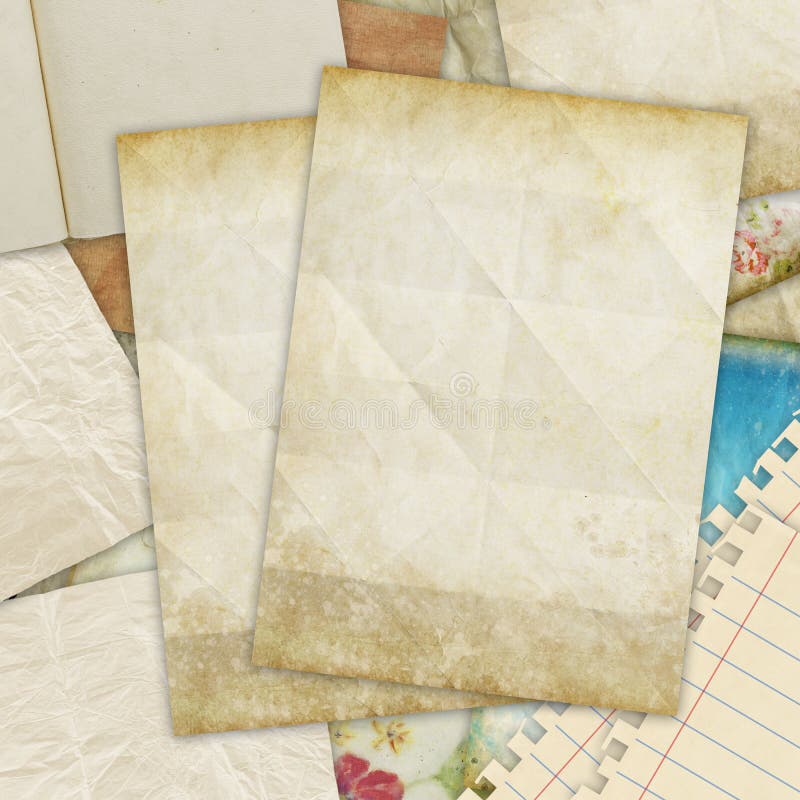 Old papers stock illustration. Illustration of grunge - 23973738