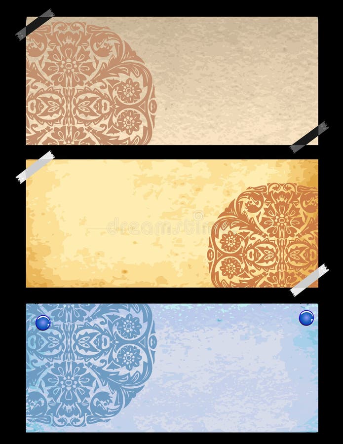Grunge Textured Card Frame Border Template Design Stock Vector ...