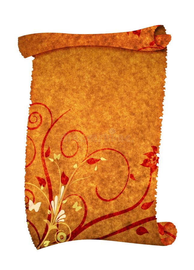 Old papyrus stock illustration. Illustration of message - 4027541