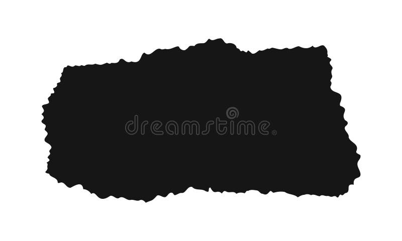 Old Papyrus Map Texture. Rough Edge Paper Piece. Torn Cardboard Tag ...