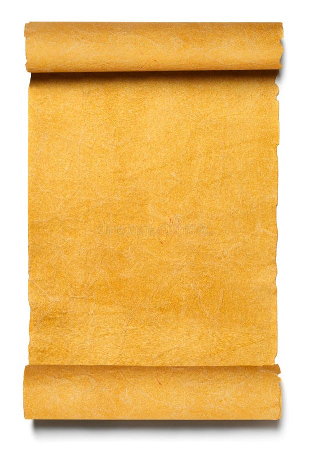 Old papyrus on white stock photo. Image of paper, ancient - 107631252