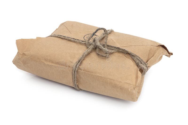 Old parcel stock photo. Image of package, objects, rough - 39843622