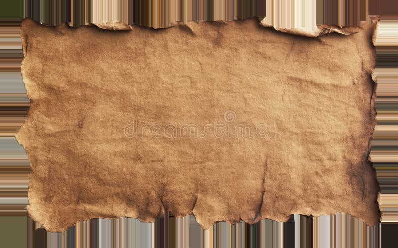 Old Parchment Paper with Torn Edges, Vintage Document Concept Stock ...