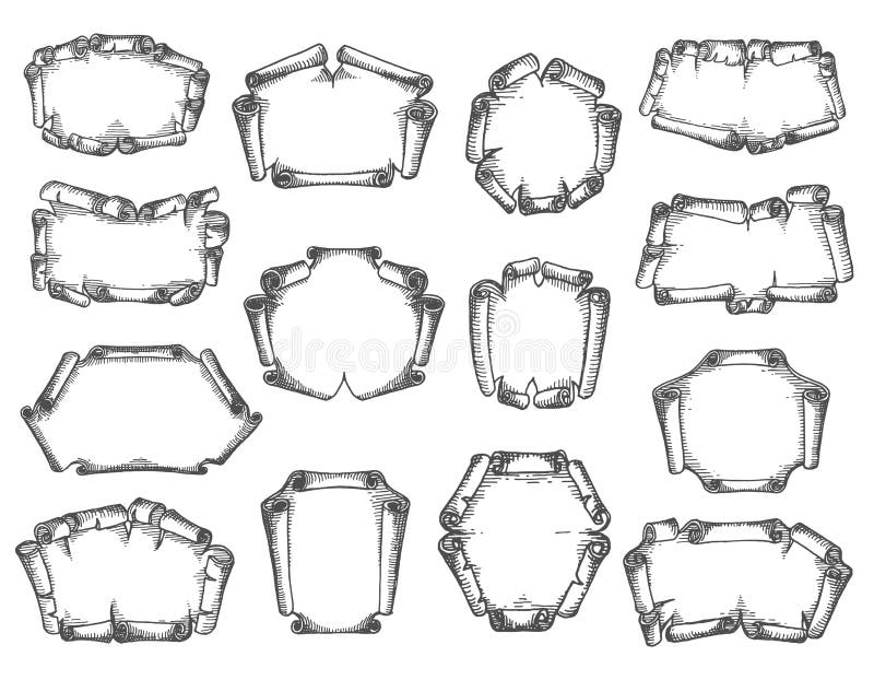 Medieval banners stock vector. Illustration of middle - 4070314