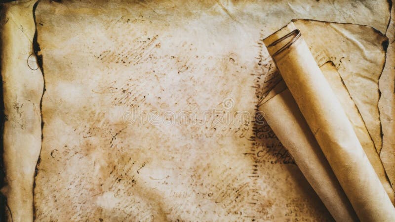 Old Parchment Texture Featuring Darkened Edges and Subtle Age Marks ...