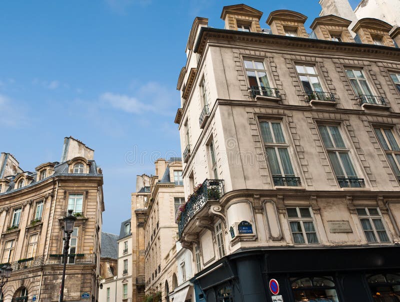 Old Paris stock photo. Image of outdoors, aboukir, streetlight - 52837982