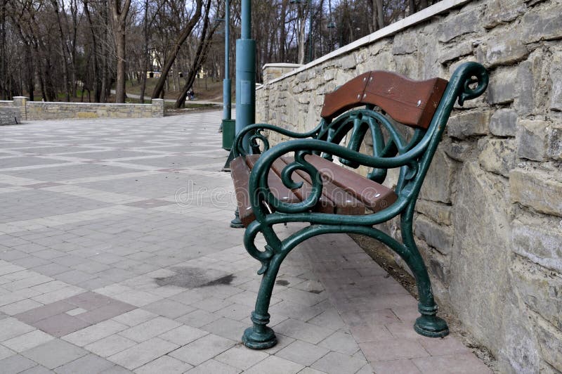 Old park bench stock photo. Image of garden, bench, city - 144933118