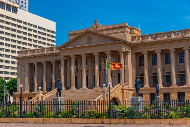 Old Parliament Building at Colombo, Sri Lanka Stock Photo - Image of ...