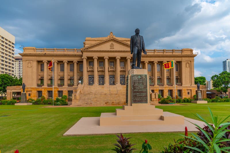 Old Parliament Building at Colombo, Sri Lanka Stock Photo - Image of ...