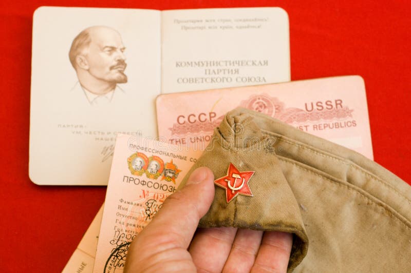 Soviet Communist Party Membership Card Stock Photos - Free & Royalty ...