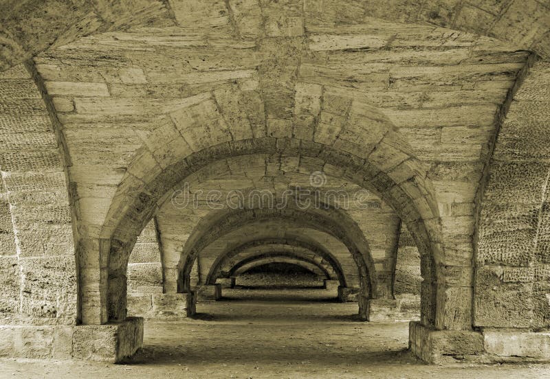 Old passage stock photo. Image of brown, bridge, historical - 5257956