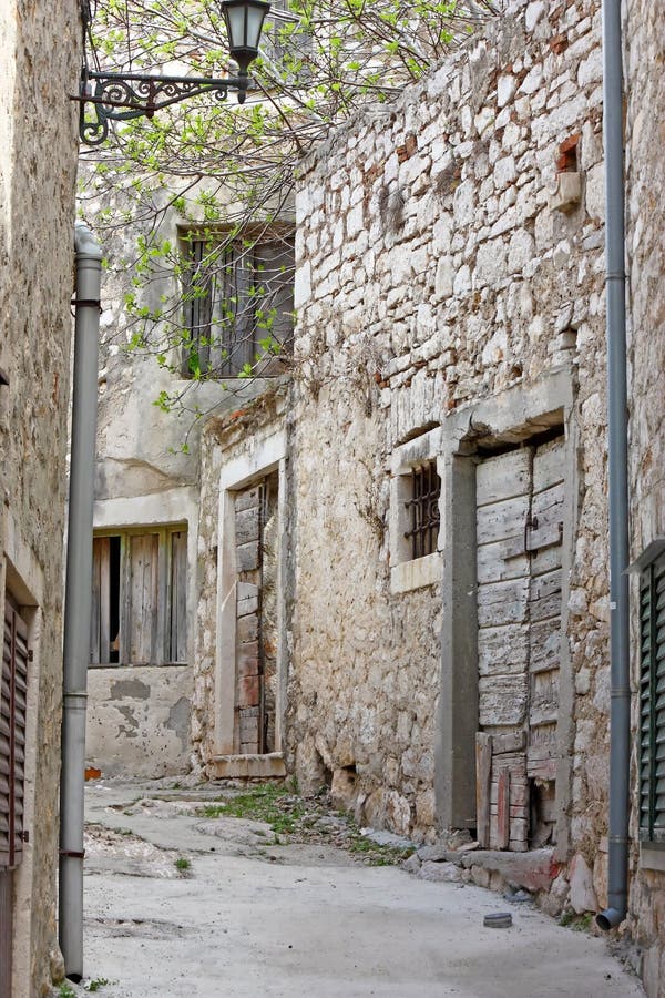 Old passage stock photo. Image of neglected, wall, building - 36828740