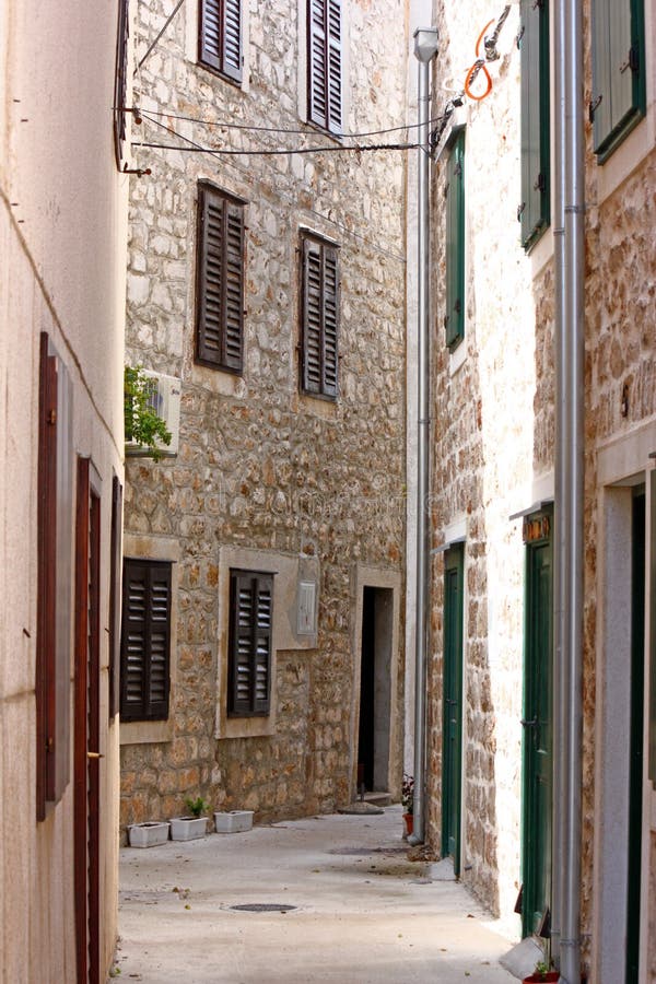 Old passage stock photo. Image of derelict, unkempt, wall - 67798248