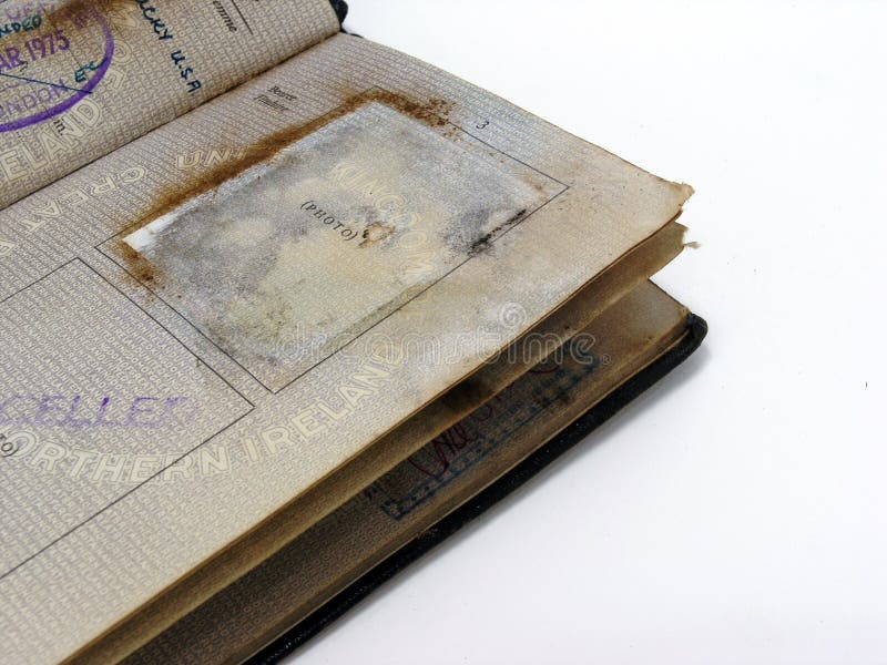 Old passport stock image. Image of grunge, office, citizenship - 2288203