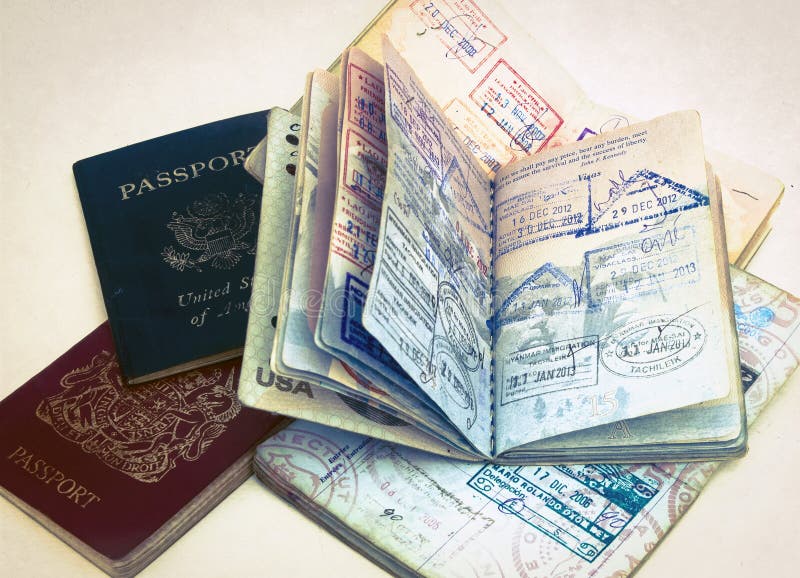 Old British Passport Stock Photos - Free & Royalty-Free Stock Photos ...