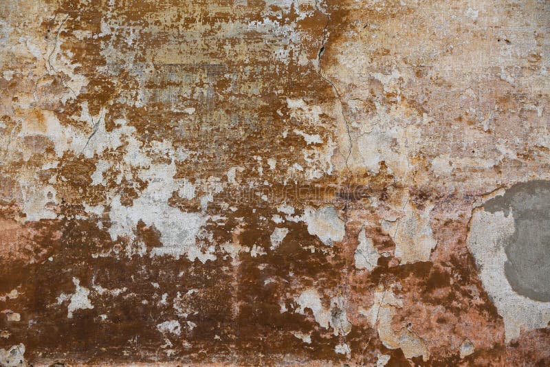 Old Patchy Red Wall Texture Stock Image - Image of orange, outdoors ...