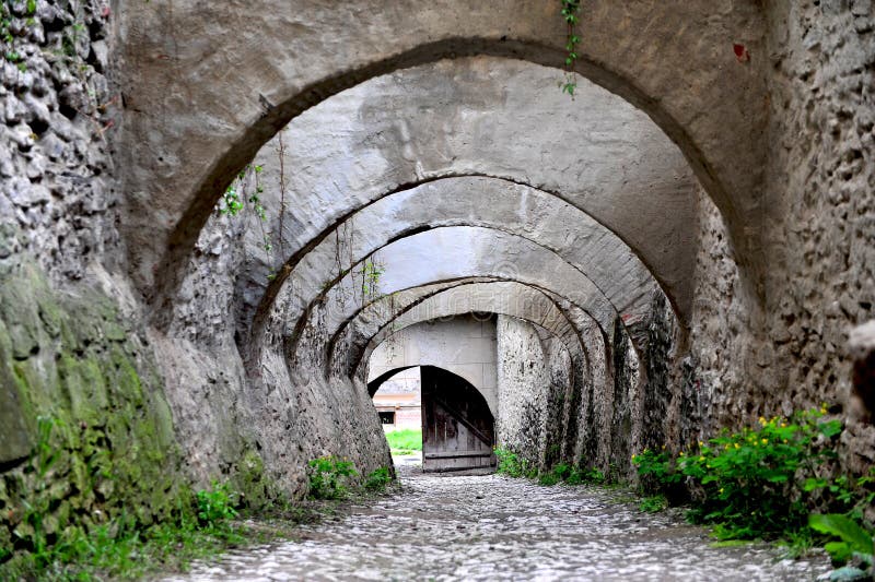 Old Pavement Path in the Castle Stock Photo - Image of road, walkway ...
