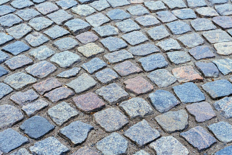 Paving Stones Pathway Texture. Cobblestone Road Pattern for Background ...