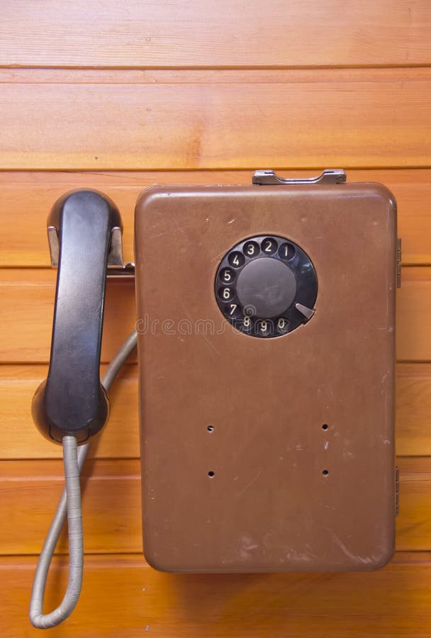 Vintage Rotary Pay Phone Old Pay Telephone Stock Photos - Free ...