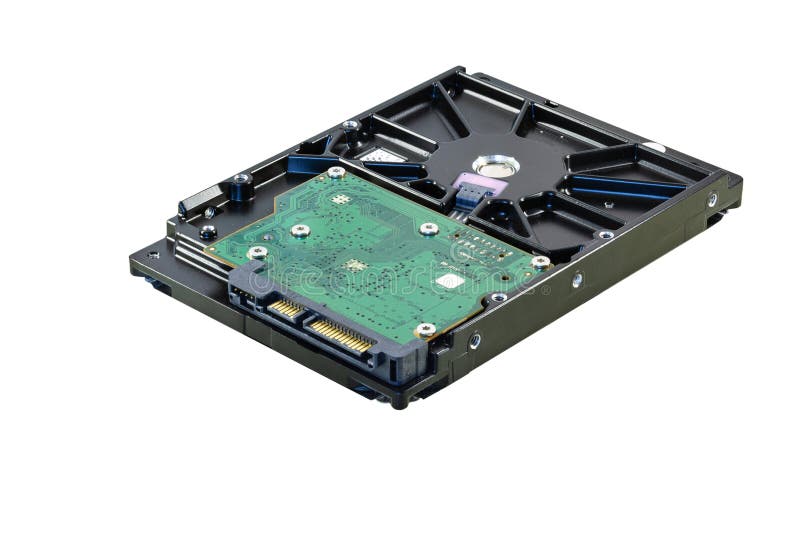Old PC hard drive stock image. Image of isolated, hard - 146331983