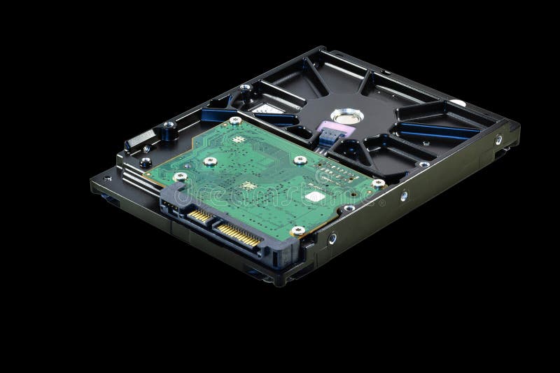 Old PC hard drive stock photo. Image of macro, cylinder - 146332192