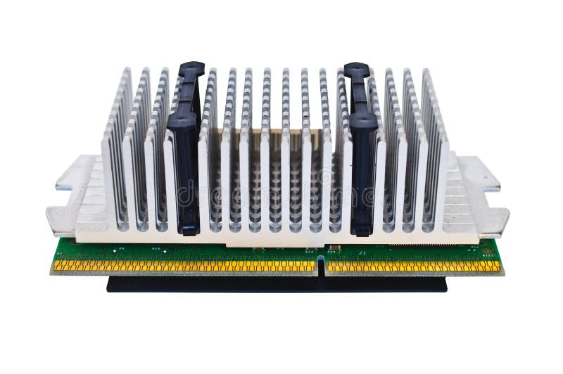 Old PC processor isolated stock photo. Image of science - 151743316