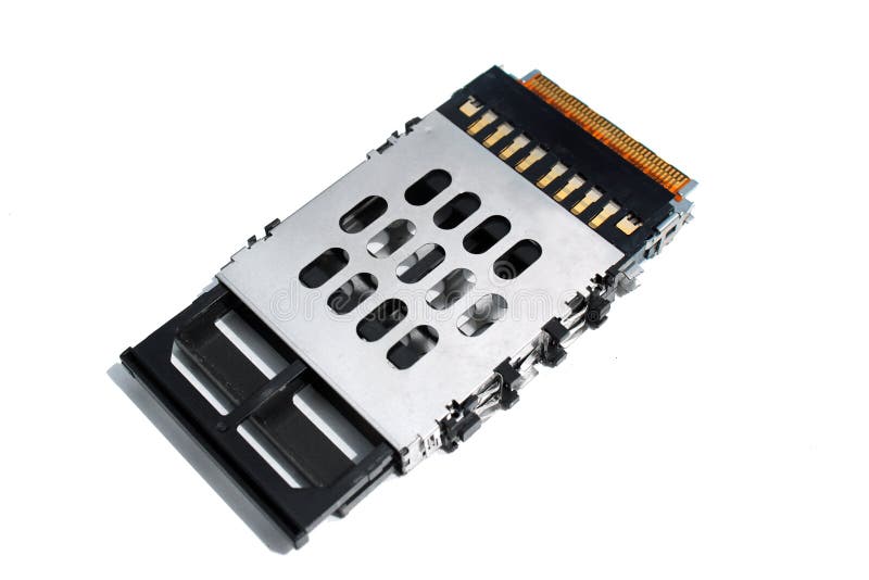 Old PCMCIA Socket, Obsolete Parallel Communication Equipment Stock ...