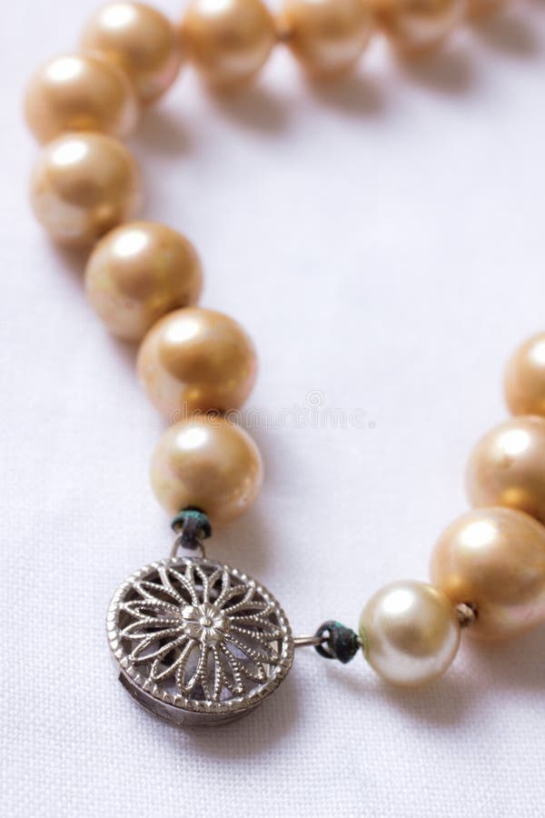 Old Pearls stock photo. Image of formal, clasp, beads - 17874026