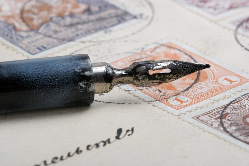 Old pen editorial photography. Image of paper, fashioned - 10561502