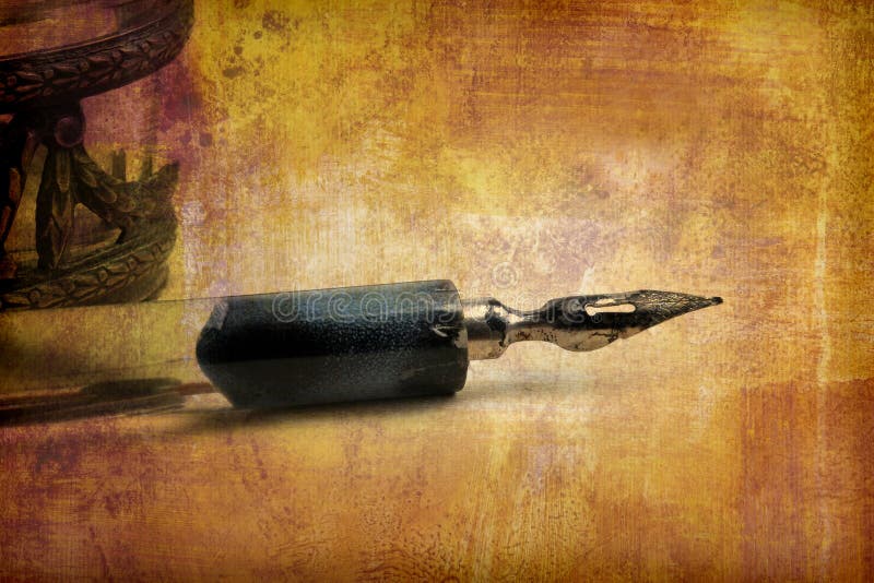 Old pen stock image. Image of feather, revival, classic - 10766835