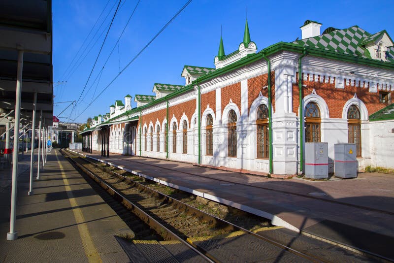 Old Perm Railway Station 1. Stock Photo - Image of sunny, horizontal ...