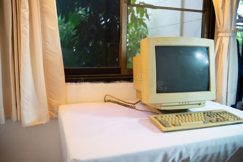 Old Personal Computer . Ancient Concept Stock Image - Image of metaphor ...