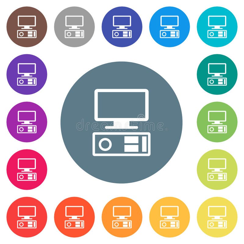 Icons Old Desktop Stock Illustrations – 354 Icons Old Desktop Stock ...