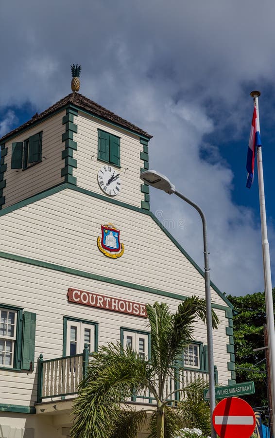 Courthouse Philipsburg St Maarten Stock Photos - Free & Royalty-Free ...