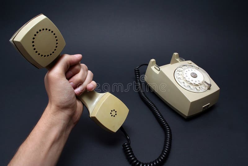 Vintage phone stock photo. Image of copyspace, isolated - 1943778