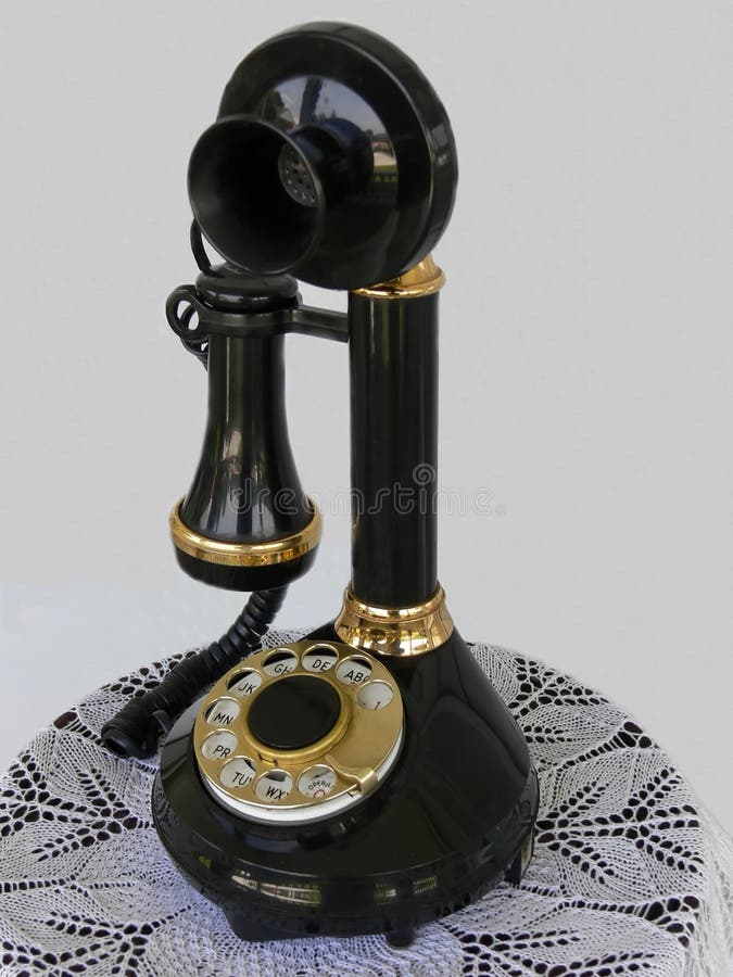 Old phone. stock image. Image of caller, comunication - 1430511