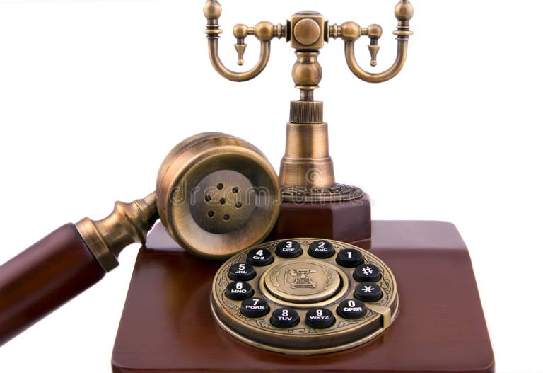 Old phone stock photo. Image of nostalgia, earphone, device - 16591998