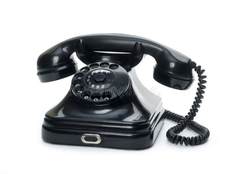 Old Phone stock photo. Image of dark, earpiece, earphone - 6299584