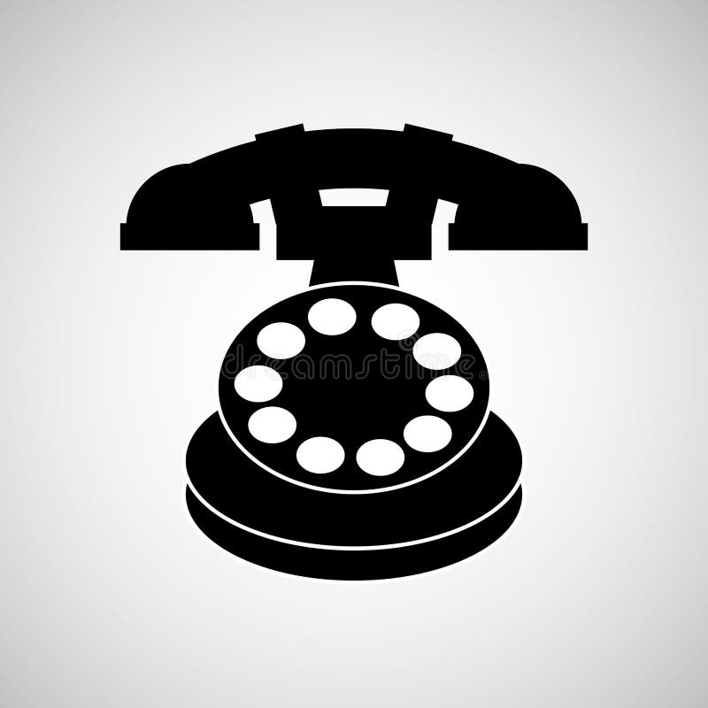 Old phone design stock illustration. Illustration of antique - 69863365