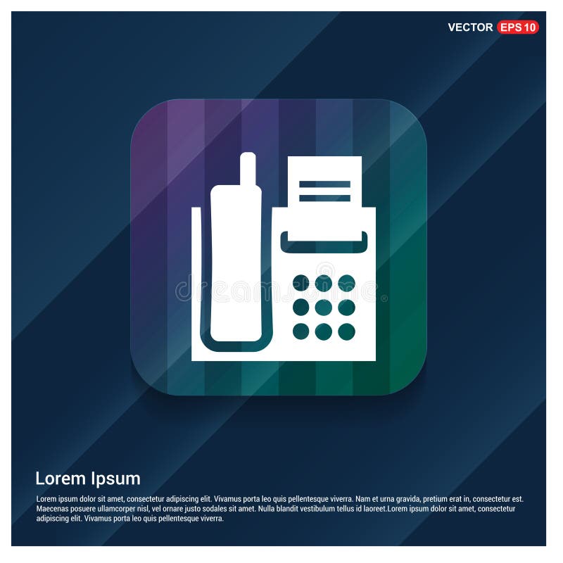 Old phone icon stock vector. Illustration of call, communication ...